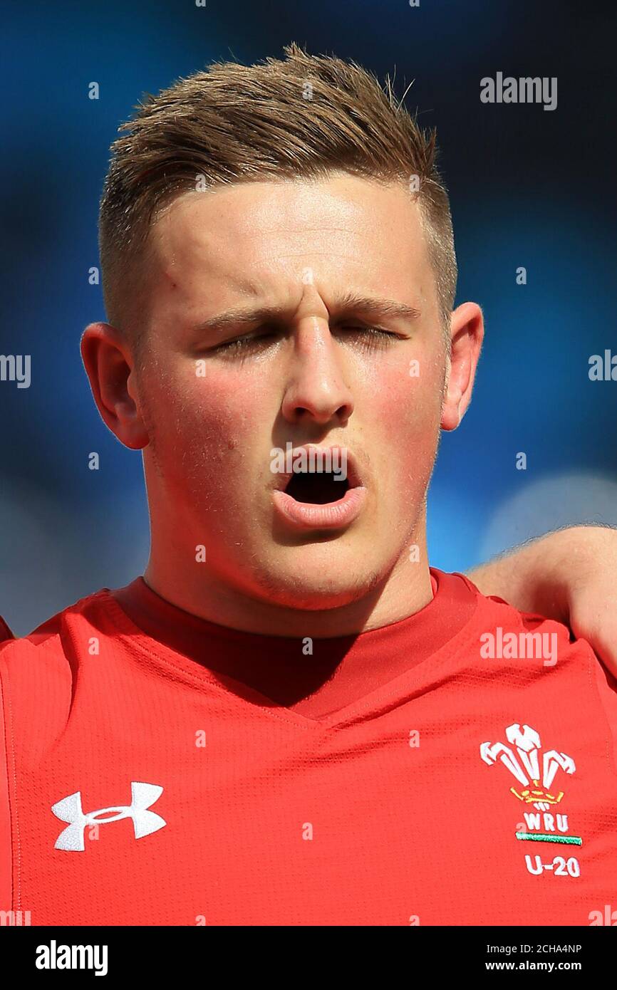 Wales' Dafydd Hughes Stock Photo - Alamy