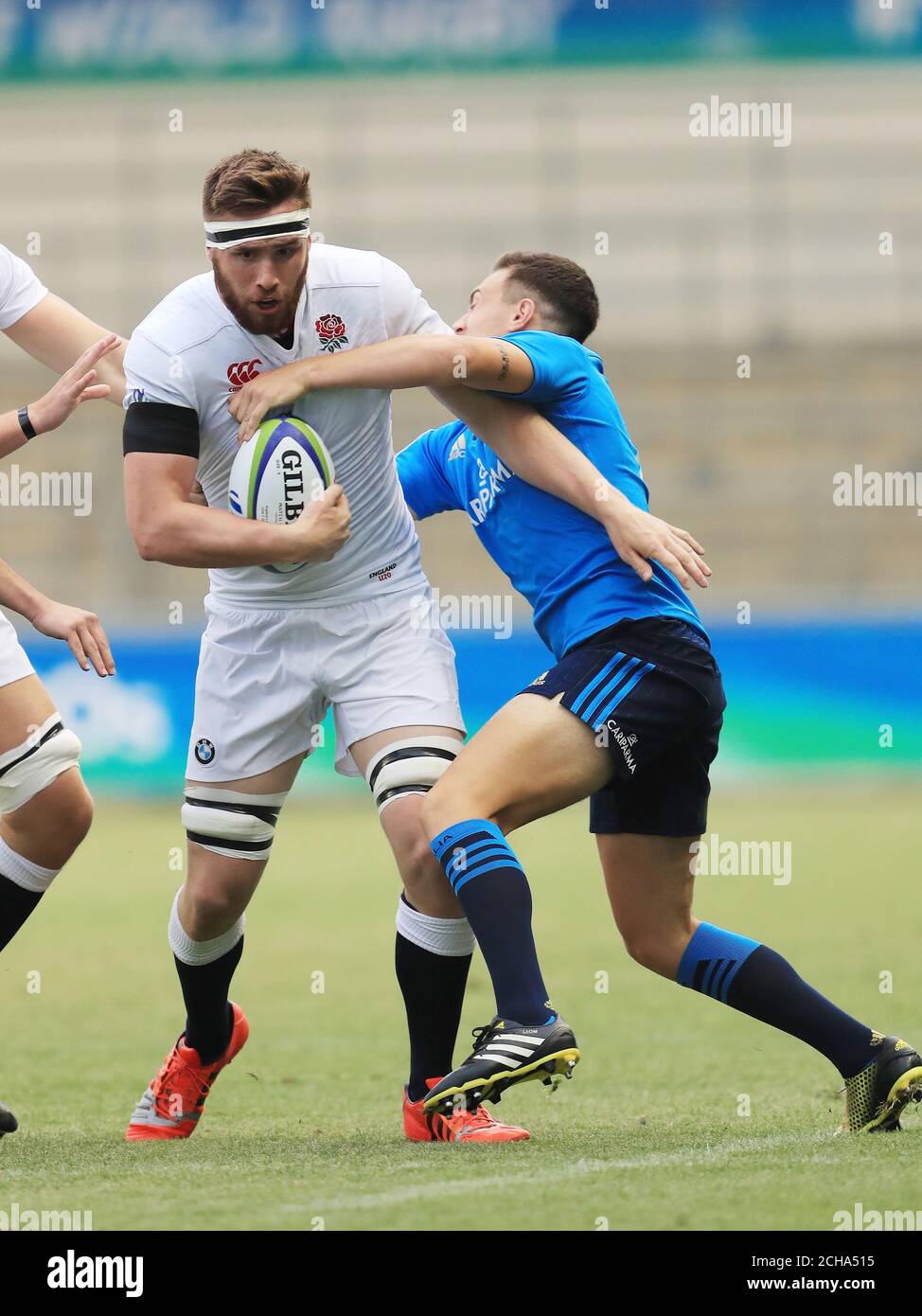 England's George Nott during the Under 20's Rugby Union World Cup match ...