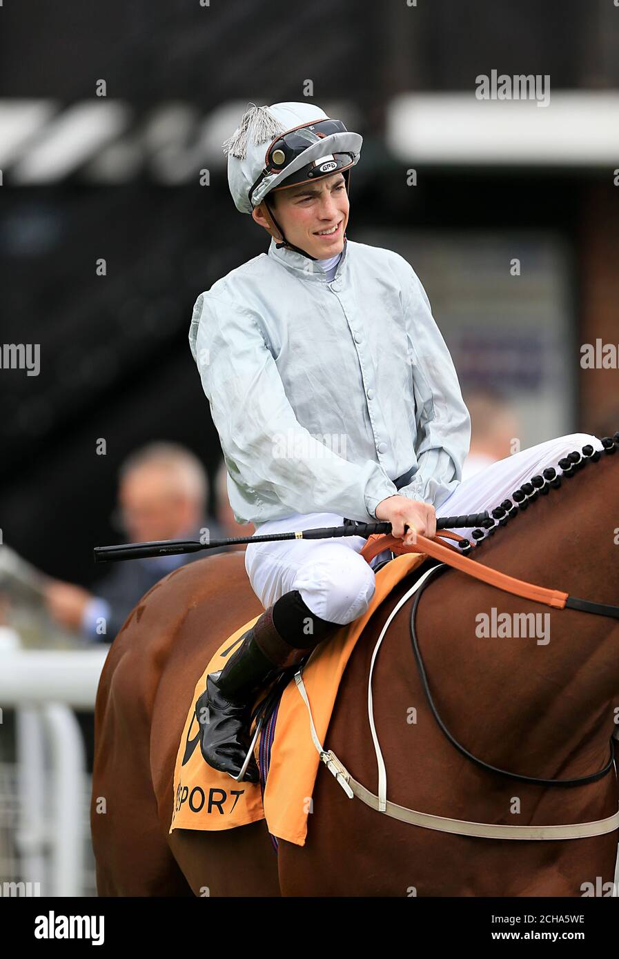 Jockey James Doyle Stock Photo - Alamy