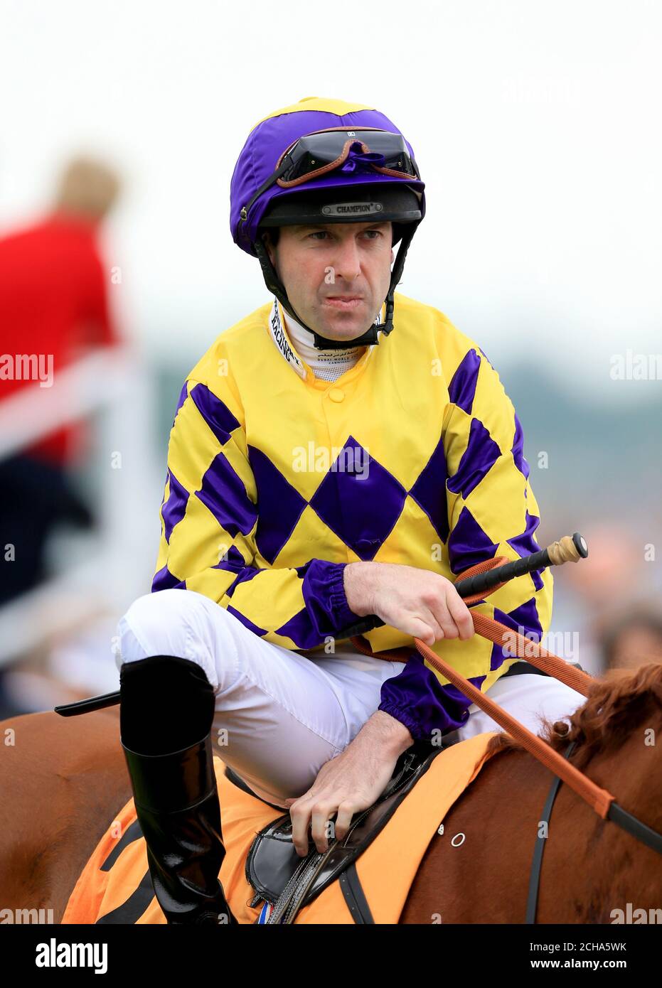 Jockey Robert Winston Stock Photo - Alamy