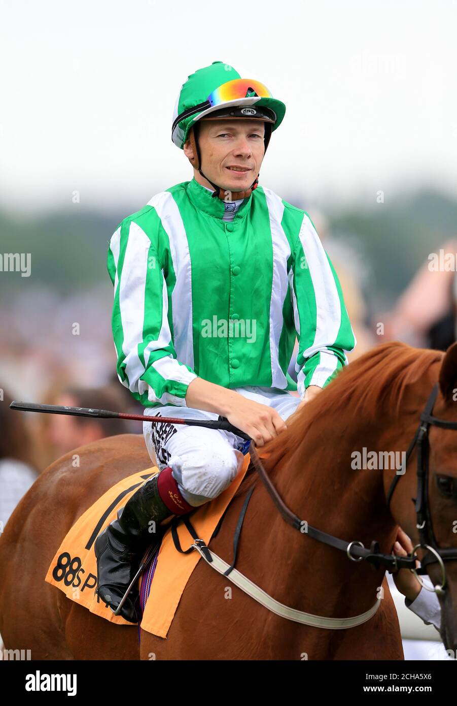 Jockey Jamie Spencer Stock Photo - Alamy