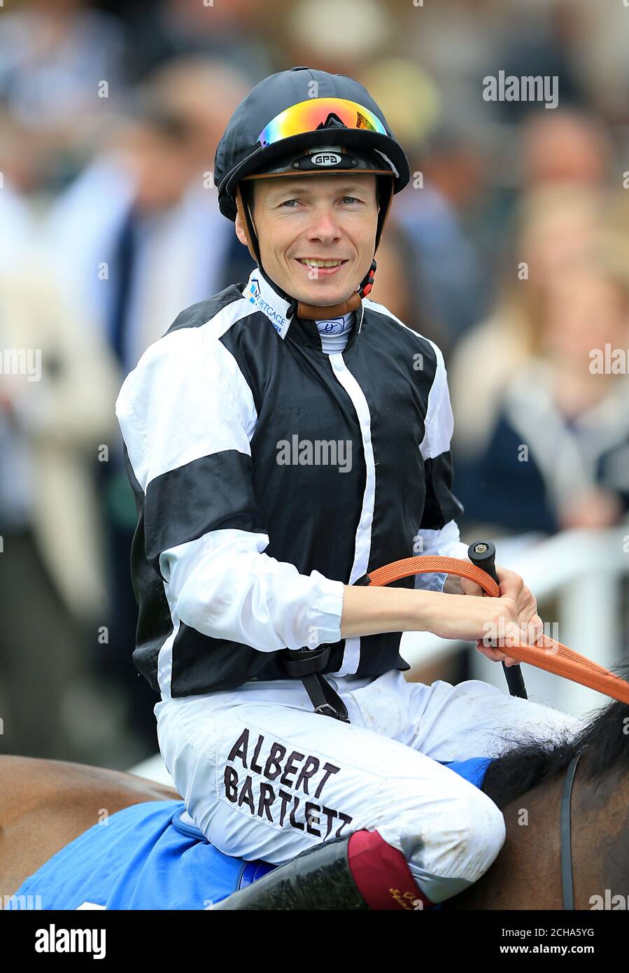 Jockey Jamie Spencer Stock Photo - Alamy