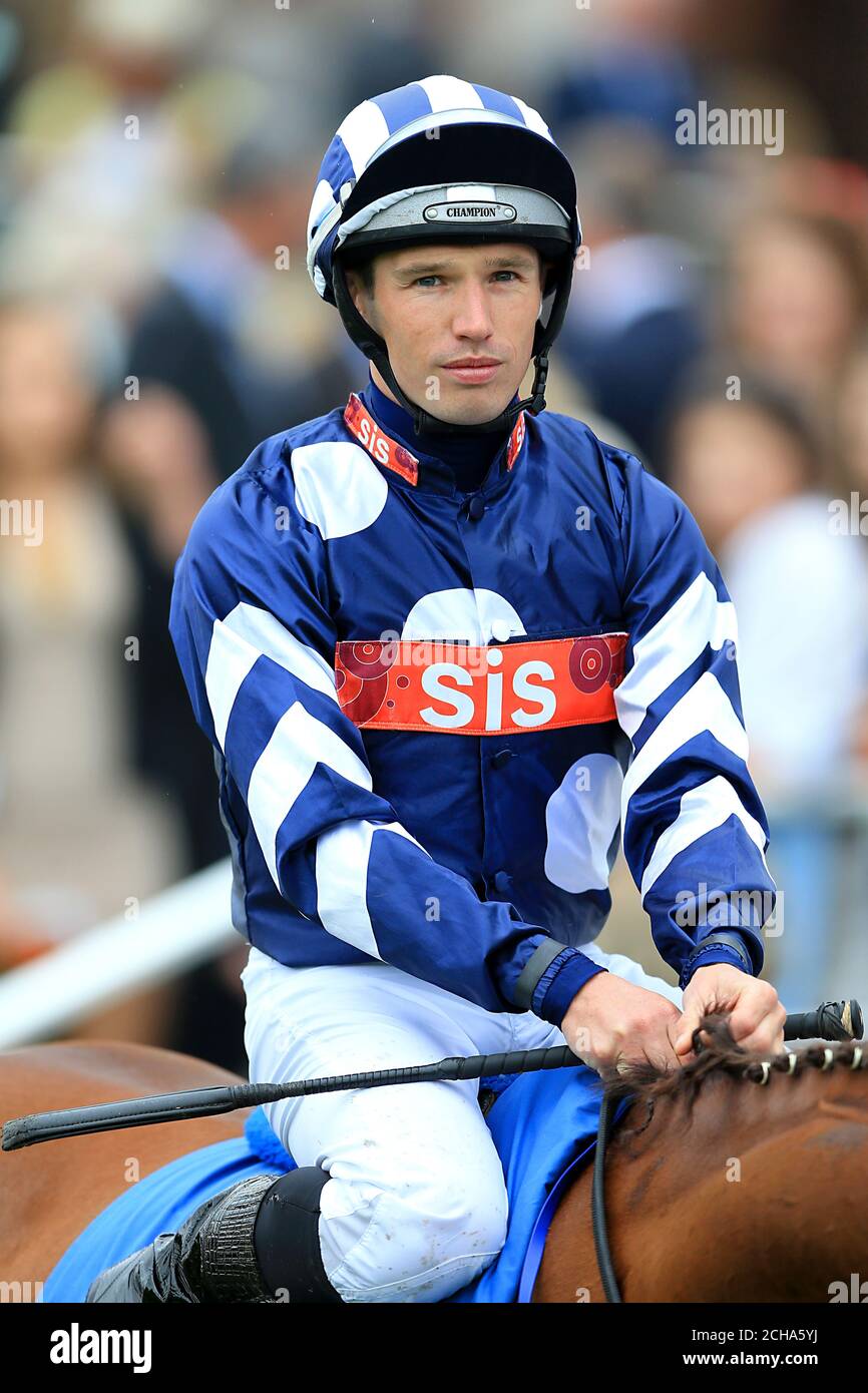 Jockey Andrew Elliott Stock Photo - Alamy