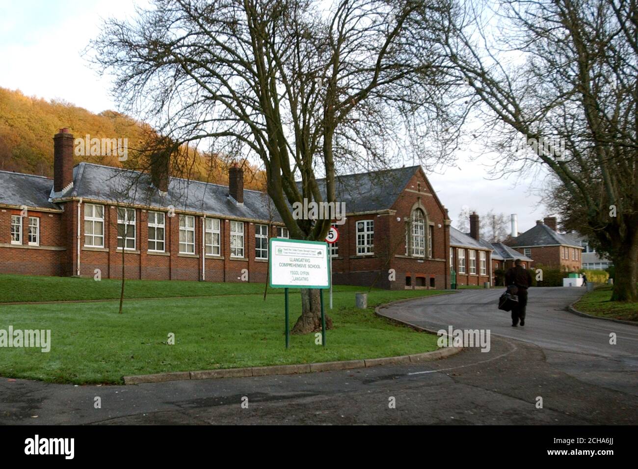 Llangatwg Comprehensive in Neath, South Wales where a 15-year-old ...