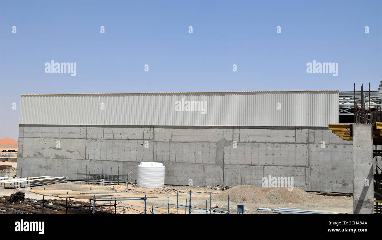 civil construction site Building in Oman. Ibri, Oman : 14-09-2020 Stock ...