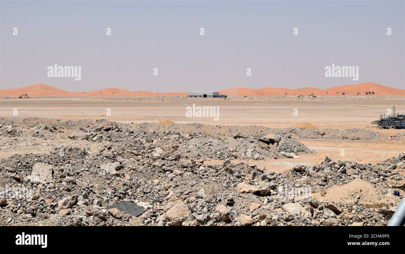 Amazing travel in the desert road in oman. vehicles. Muscat, oman : 16 ...