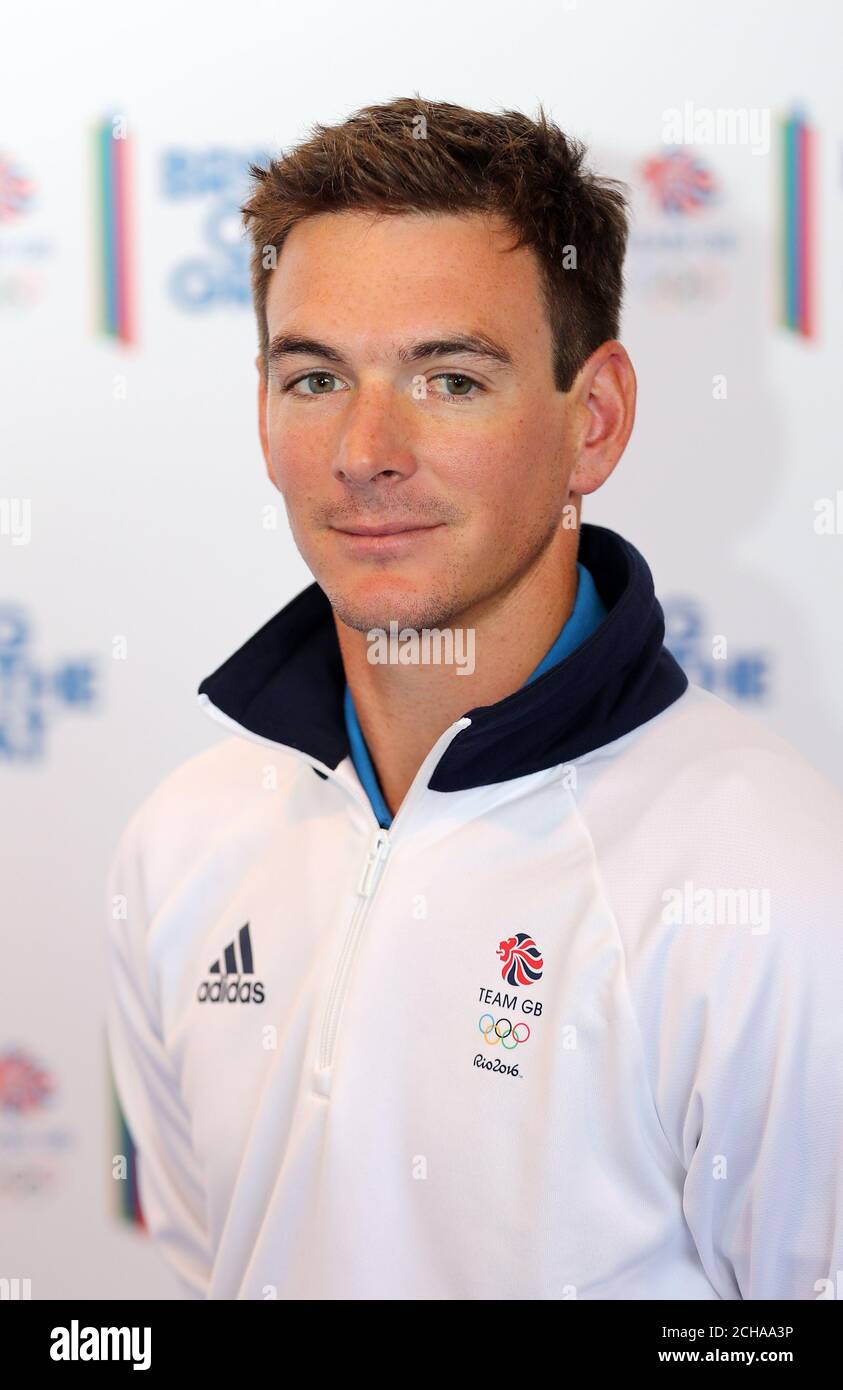 Team GB Sailor Dylan Fletcher during the Team GB Kitting Out session at ...