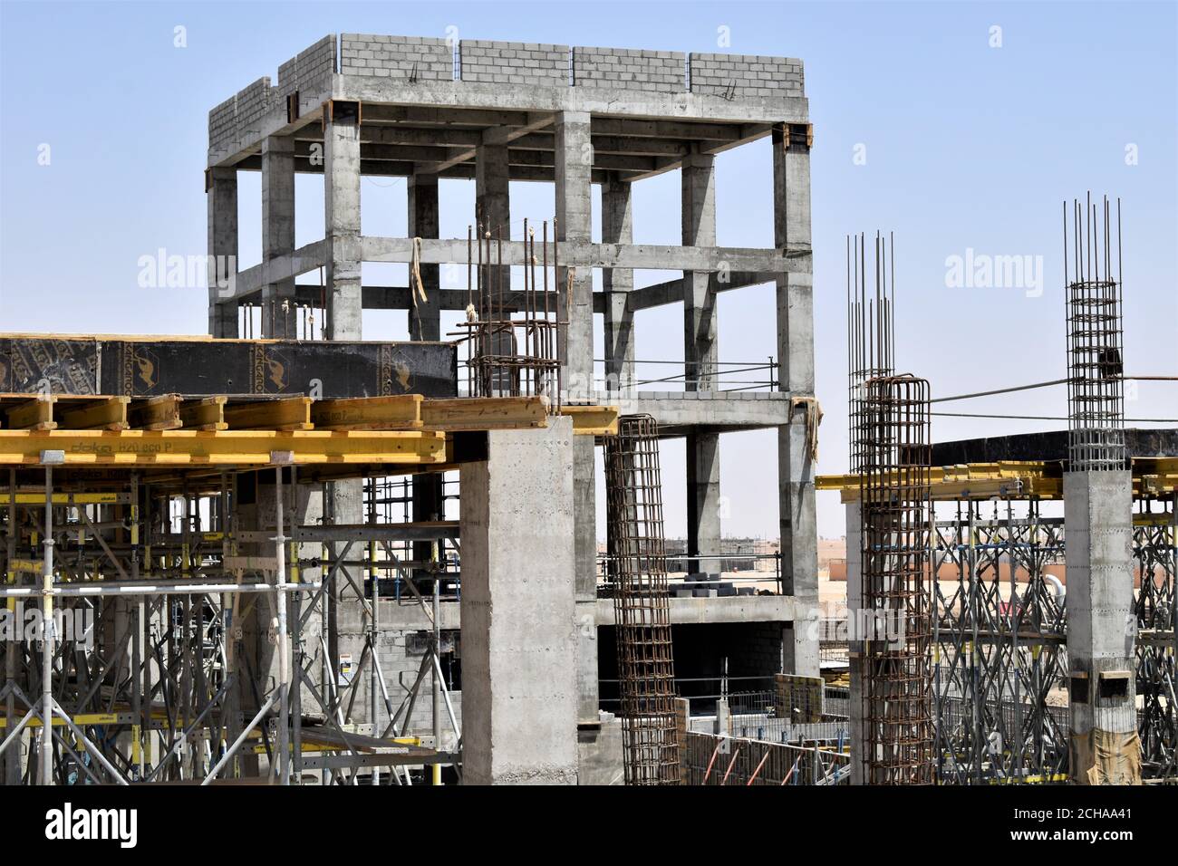 civil construction site Building in Oman. Ibri, Oman : 14-09-2020 Stock ...