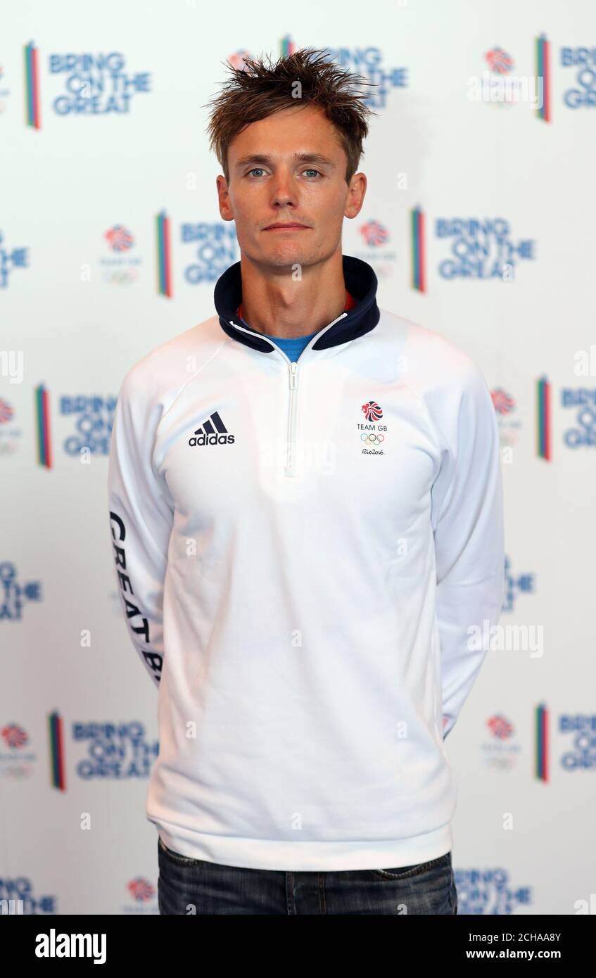 Team GB sailor Chris Grube during the Team GB Kitting Out session at ...