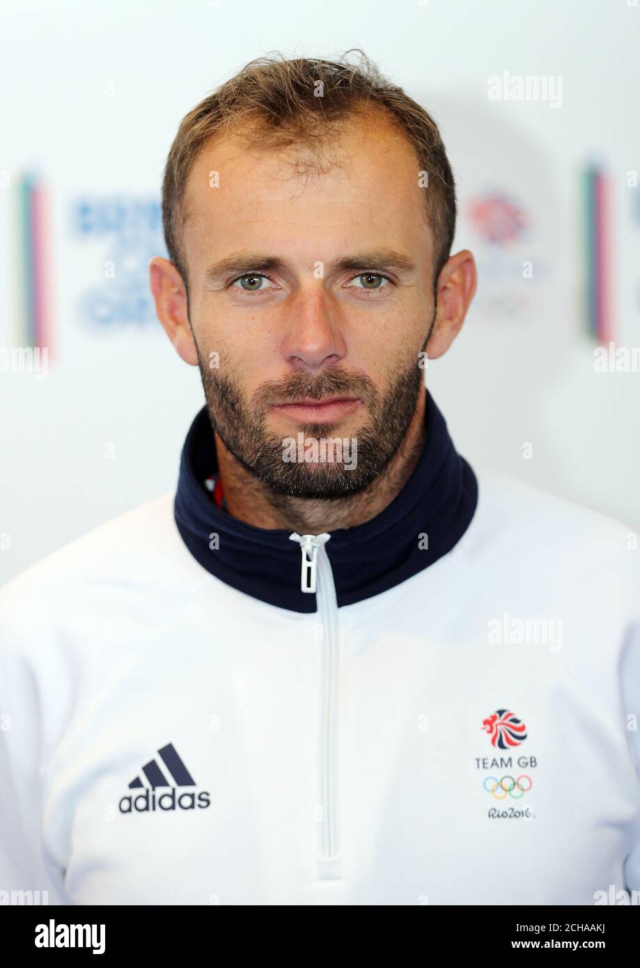 Team GB sailor Nick Dempsey during the Team GB Kitting Out session at ...