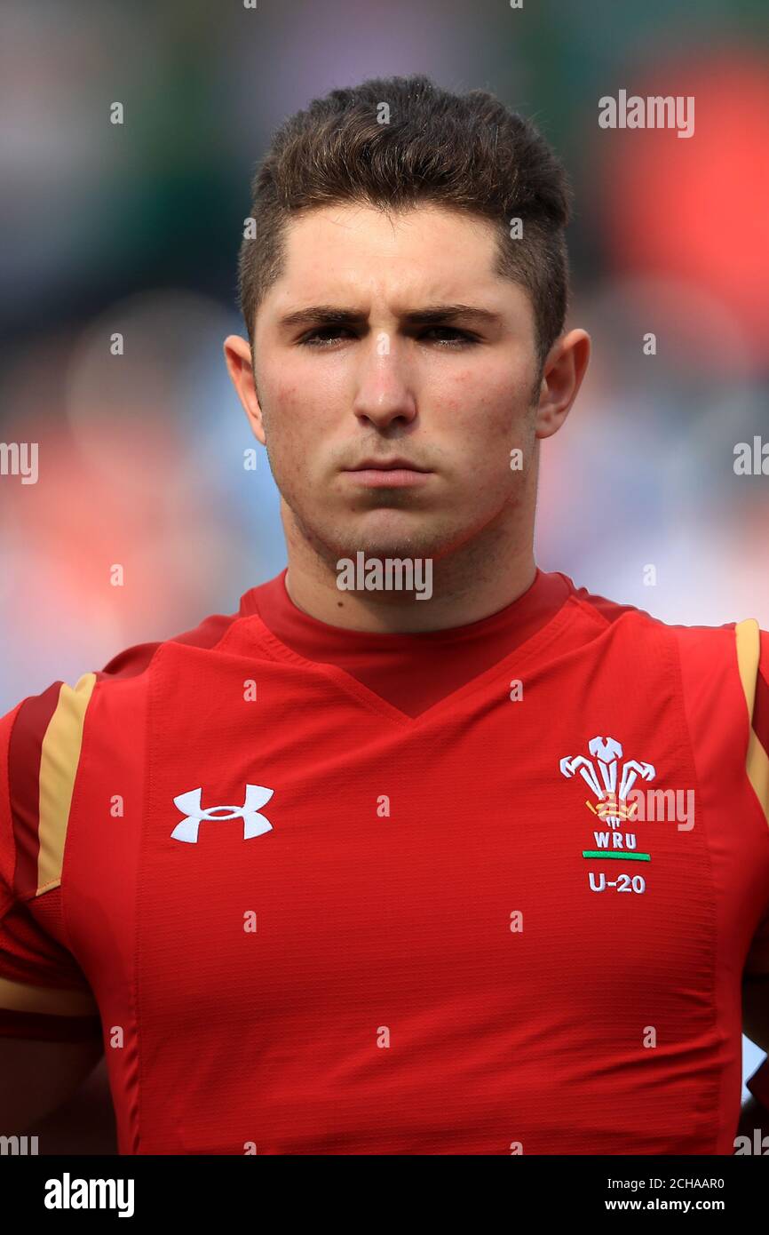 Wales' Declan Smith during the Under 20's Rugby Union World Cup match at the Manchester City ...