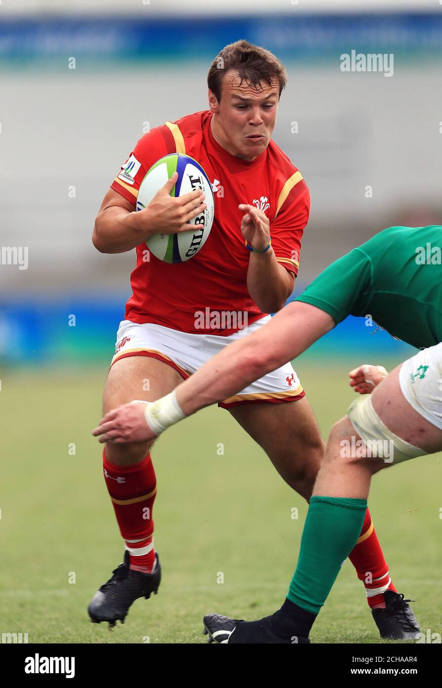 Wales' Jarrod Evans during the Under 20's Rugby Union World Cup match ...