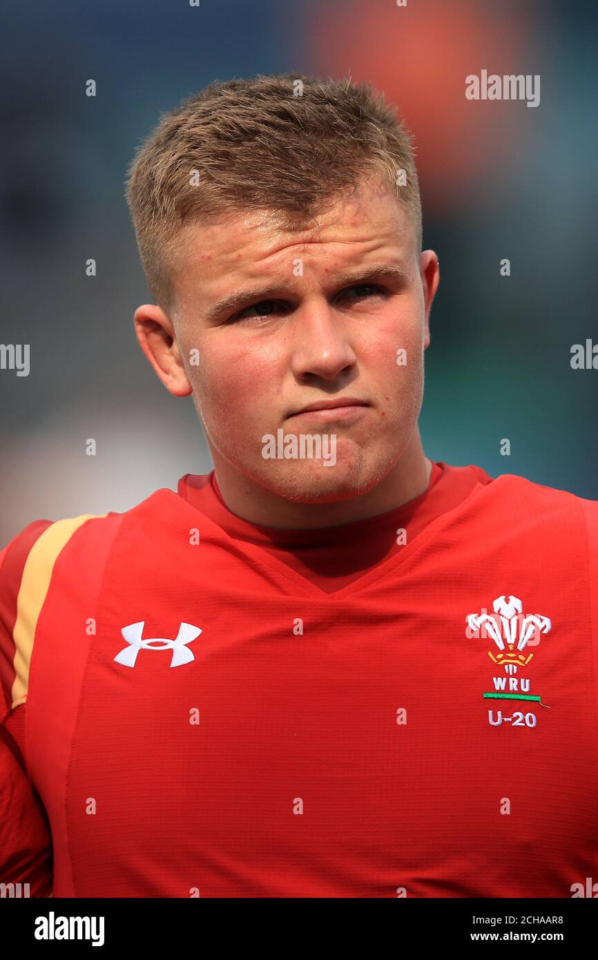Wales' Shane Lewis-Hughes during the Under 20's Rugby Union World Cup ...