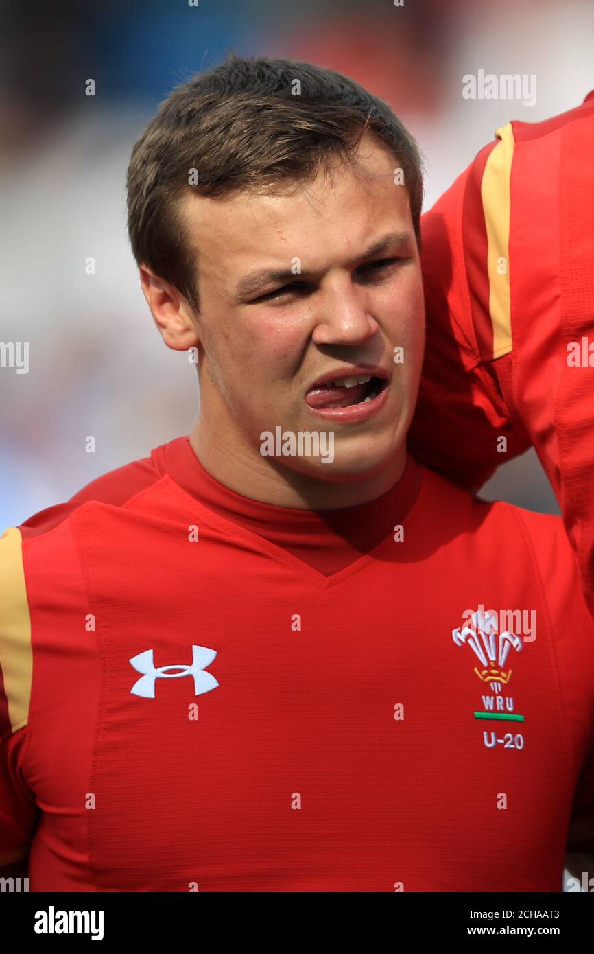 Wales' Jarrod Evans during the Under 20's Rugby Union World Cup match ...