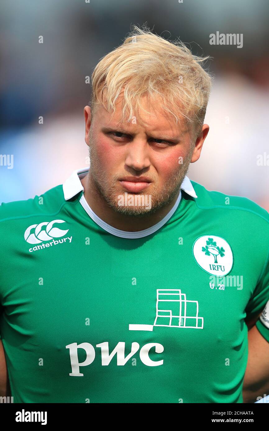 Ireland's Ben Betts during the Under 20's Rugby Union World Cup match ...
