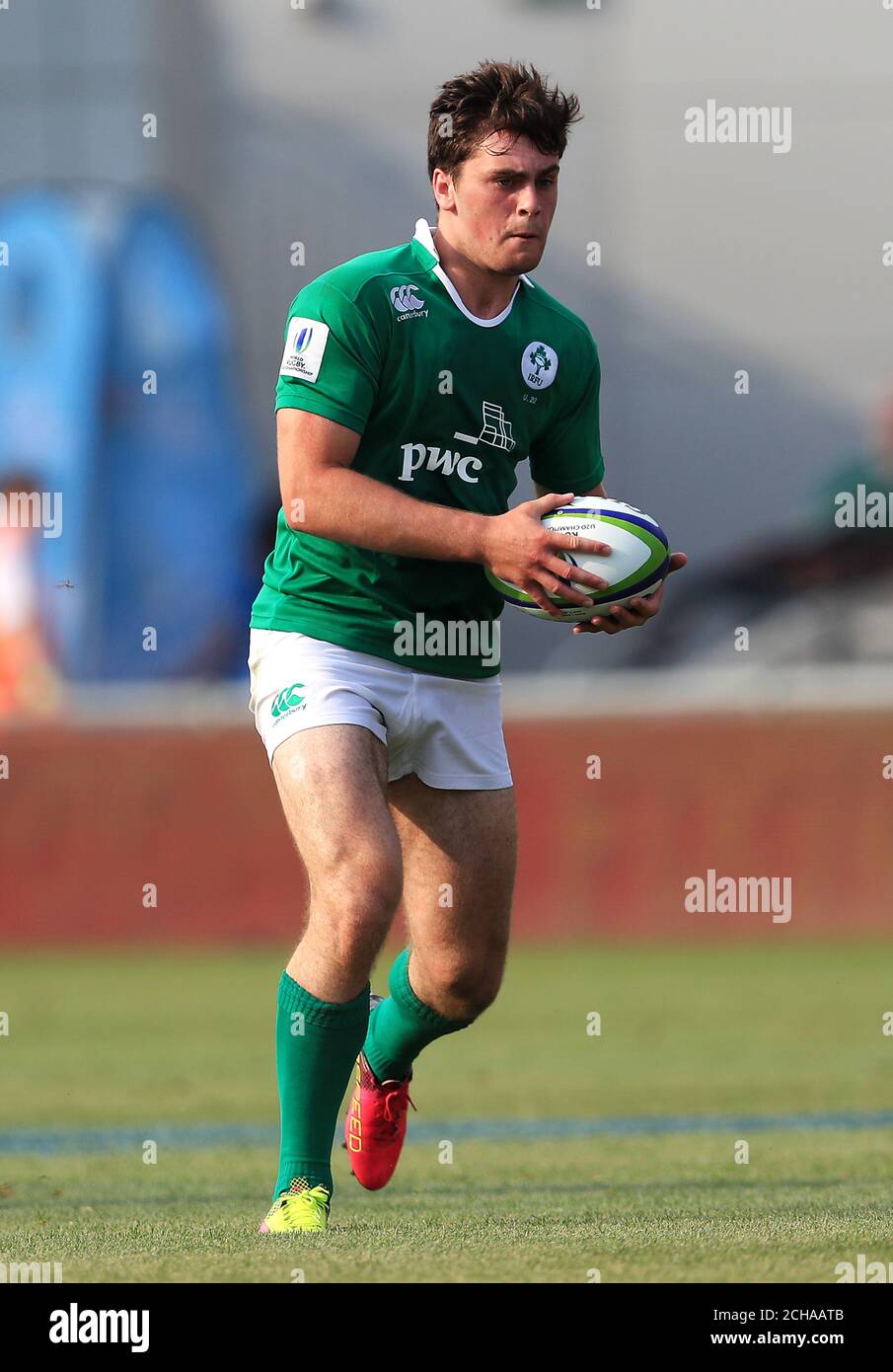 Ireland's Conor O'Brien during the Under 20's Rugby Union World Cup ...