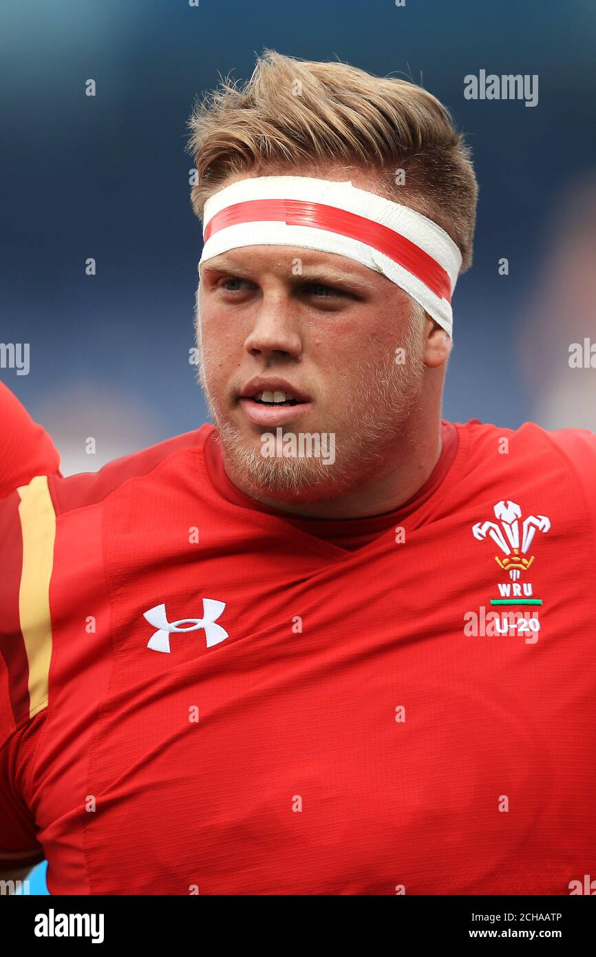 Wales' Corey Domachowski during the Under 20's Rugby Union World Cup ...