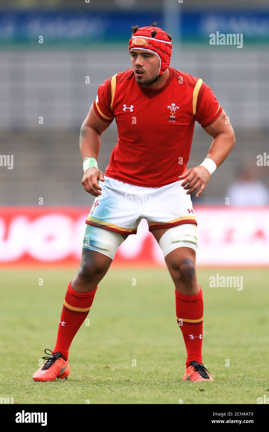 Wales' Joshua Macleod during the Under 20's Rugby Union World Cup match ...