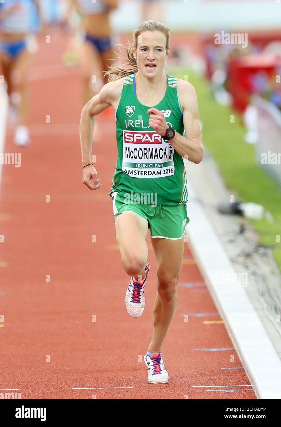 Ireland's Fionnuala McCormack on her way to finishing fourth during the ...