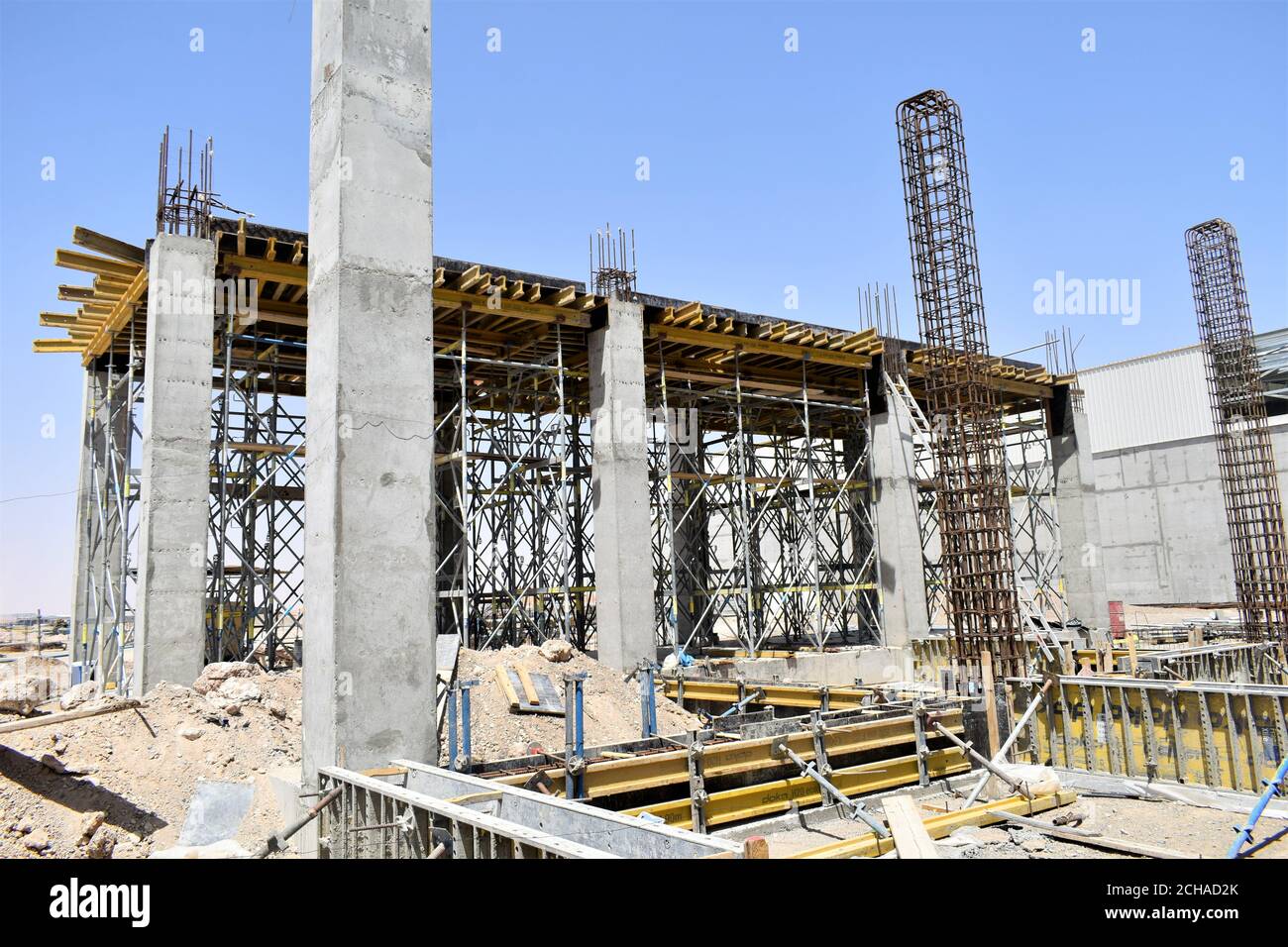 civil construction site Building in Oman. Ibri, Oman : 14-09-2020 Stock ...