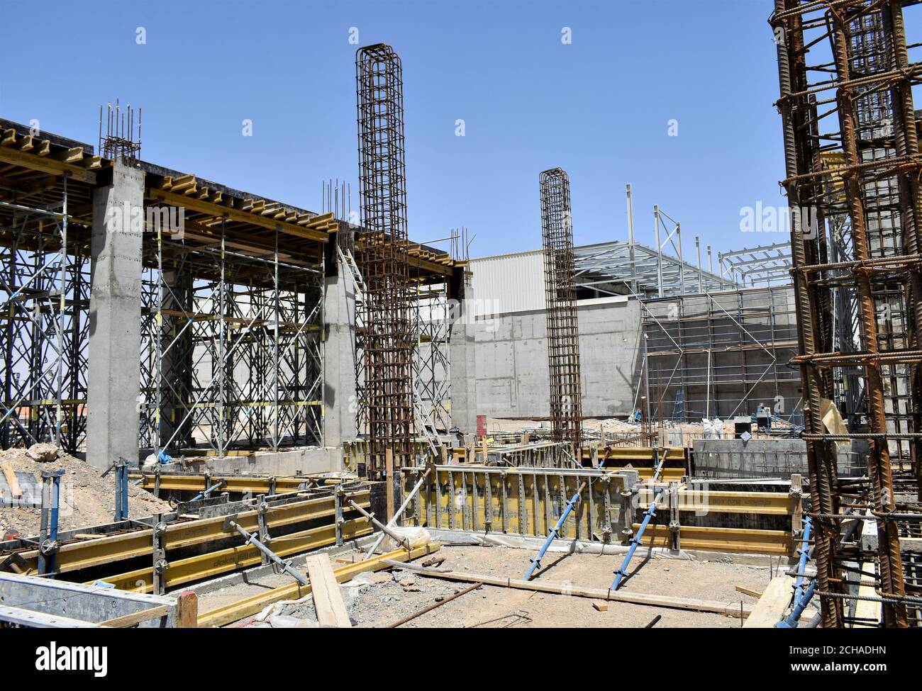 civil construction site Building in Oman. Ibri, Oman : 14-09-2020 Stock ...