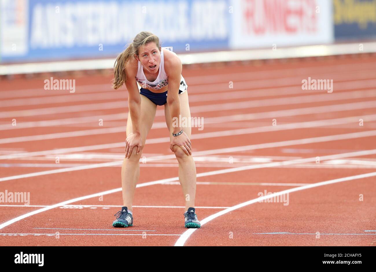 Great Britian's Alison Leonard after the Women's 800m Semi-Final during ...