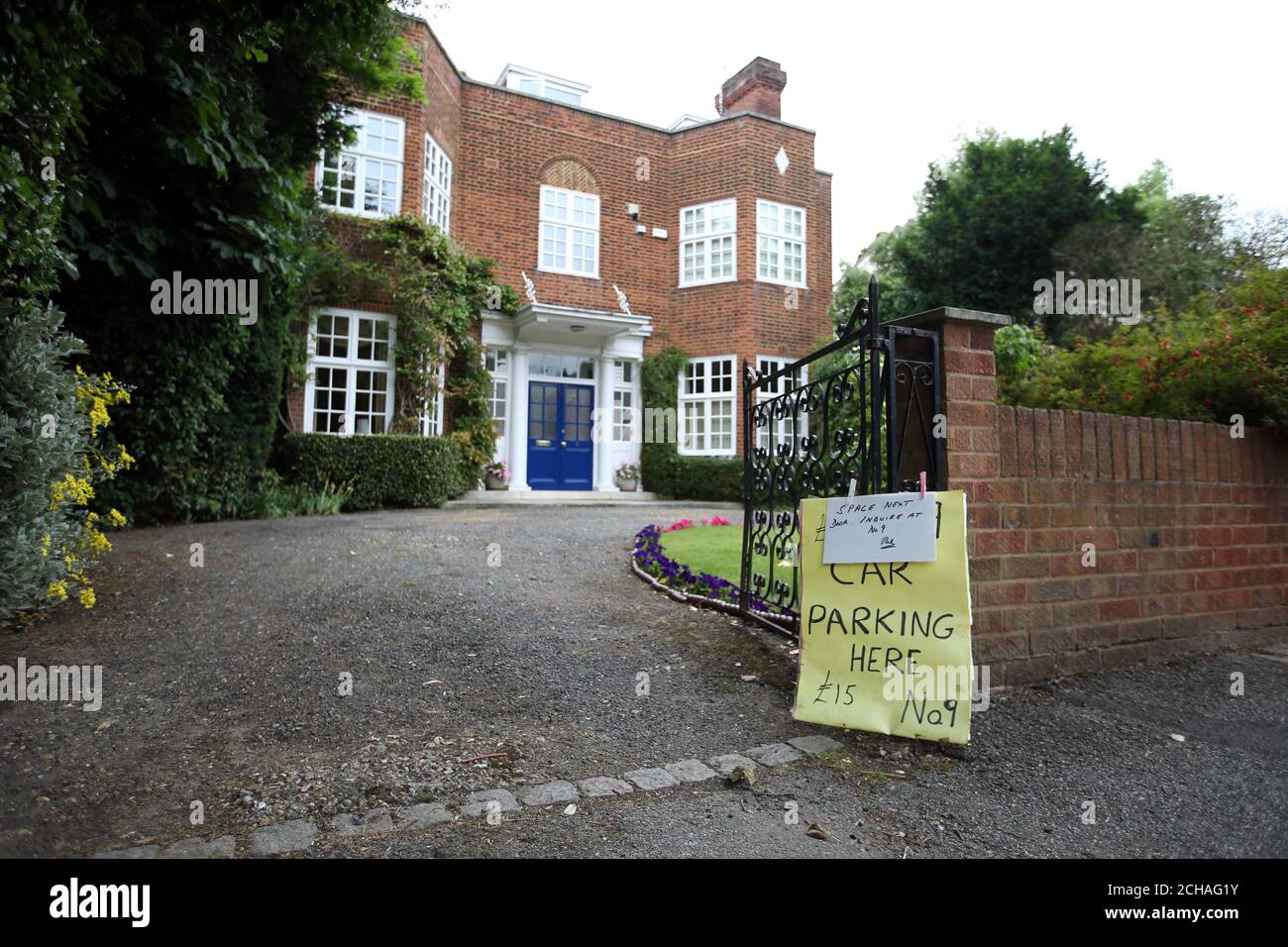 Local residents offer parking for spectators on day eleven of the ...