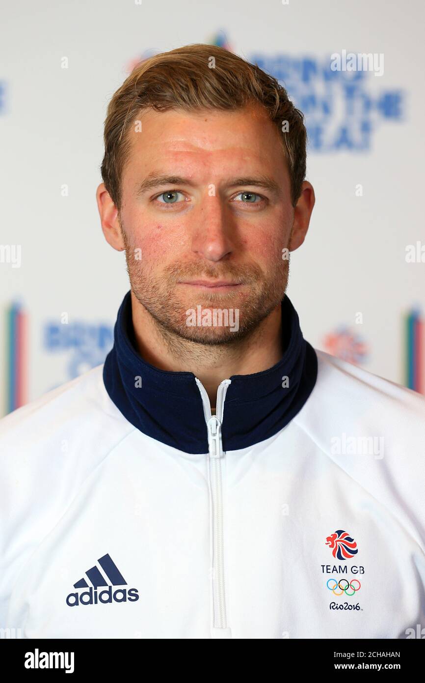 Team GB hockey player Dan Shingles during the kitting out session at ...