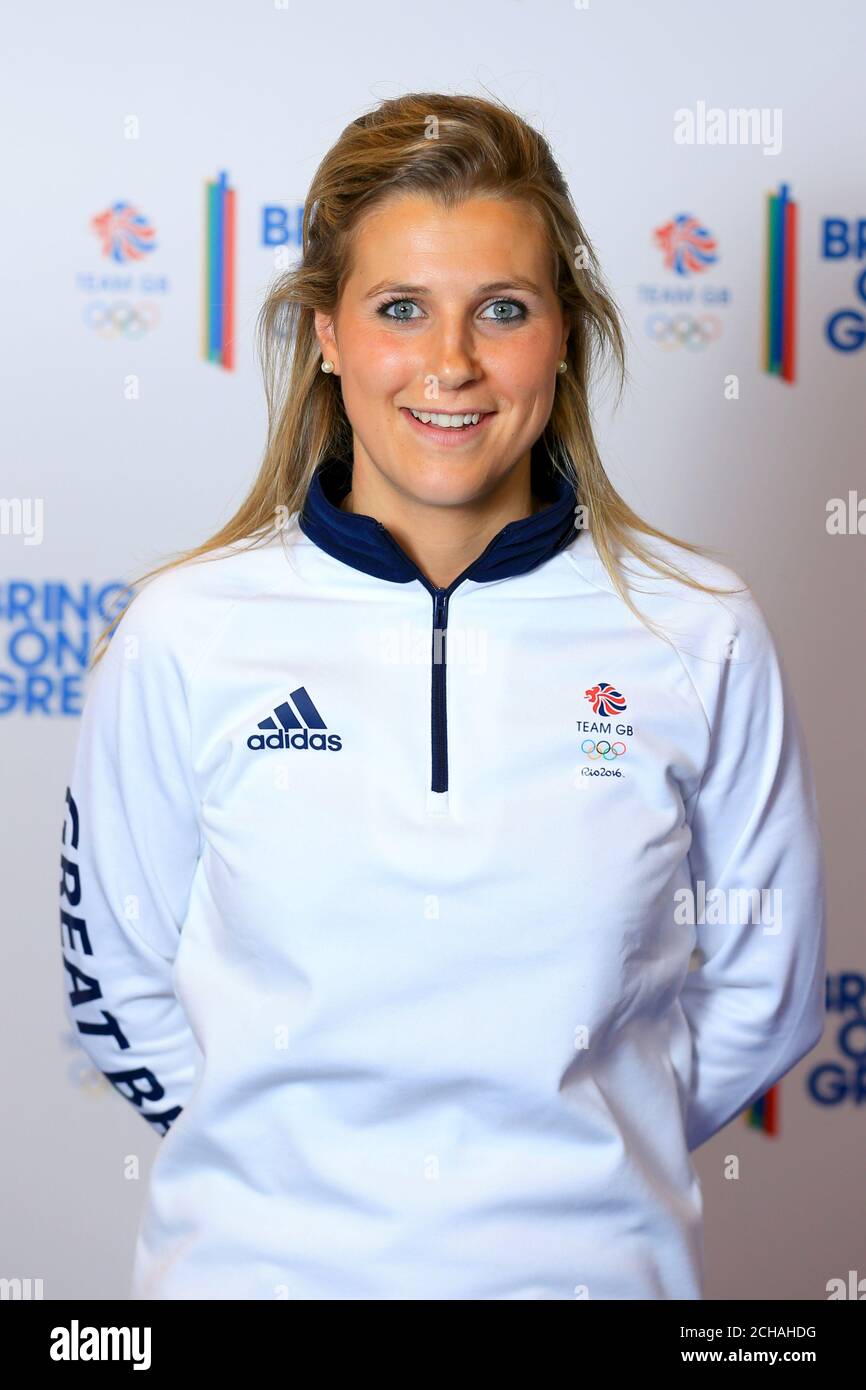 Team GB Hockey player Georgie Twigg during the kitting out session at ...