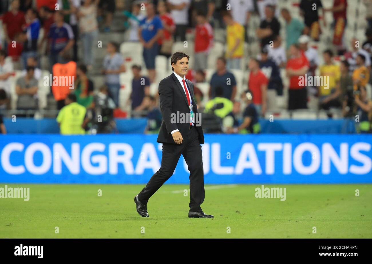 Wales manager Chris Coleman Stock Photo - Alamy