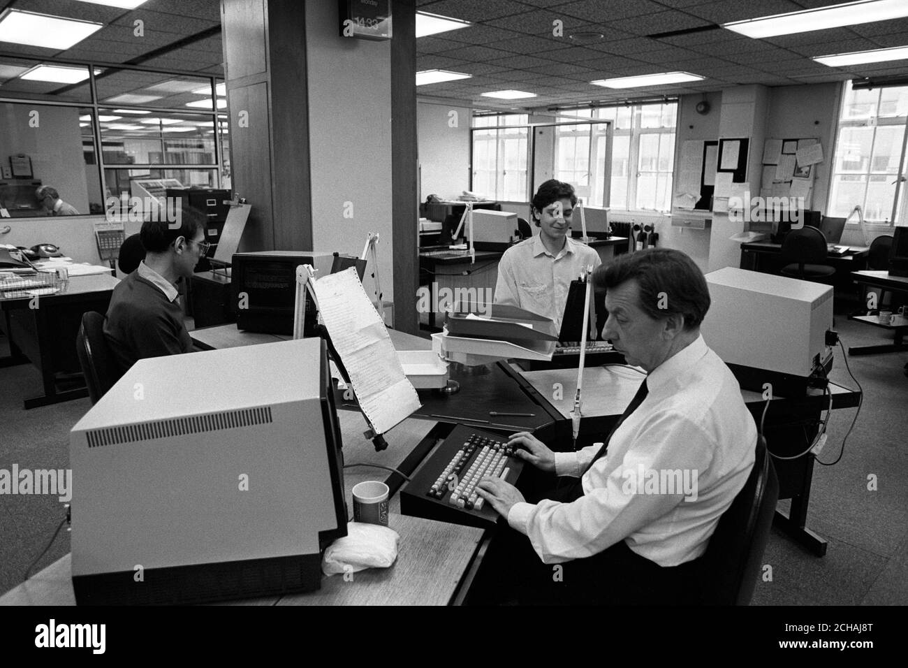 Black and white office hi-res stock photography and images - Alamy