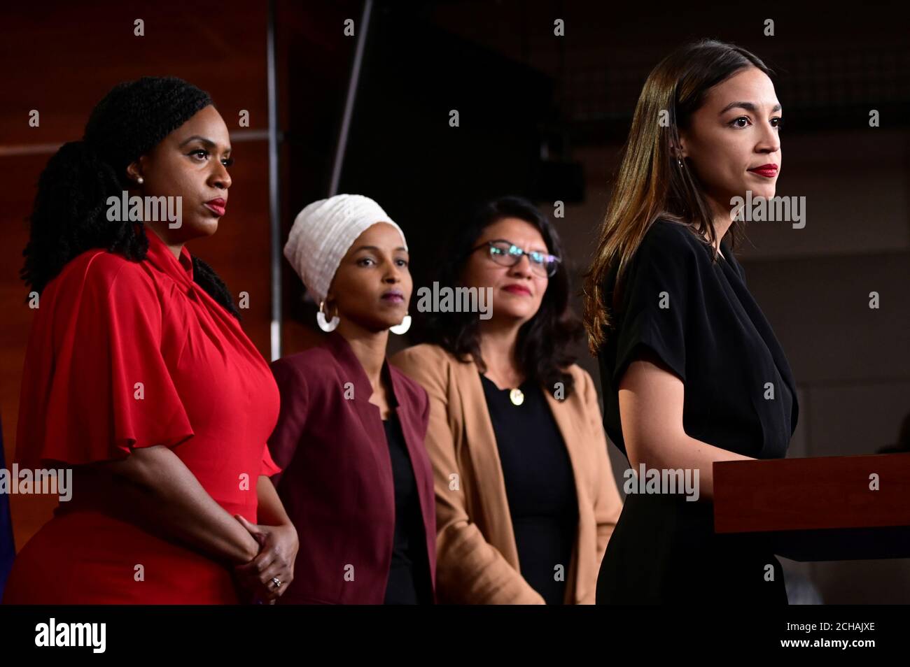 Alexandria ocasio cortez ilhan omar hi-res stock photography and images ...