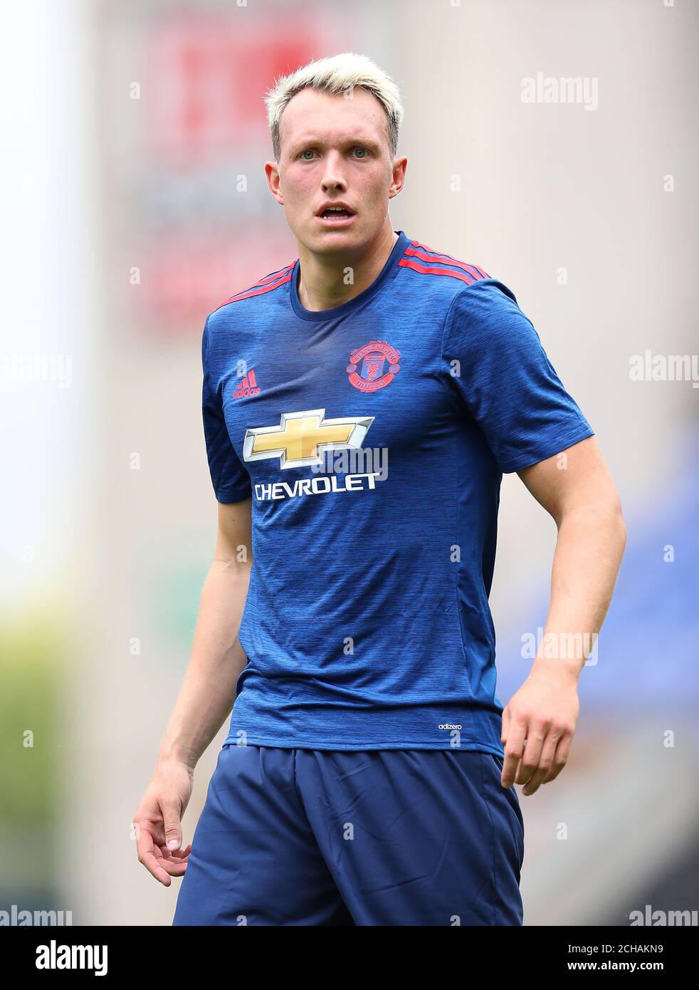 Manchester United's Phil Jones Stock Photo - Alamy