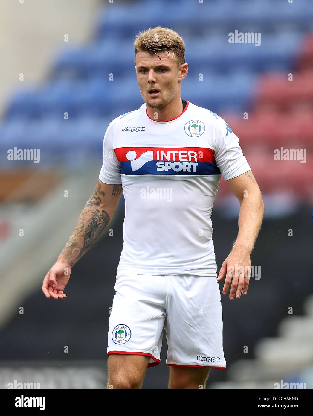 Wigan Athletic's Max Power Stock Photo - Alamy