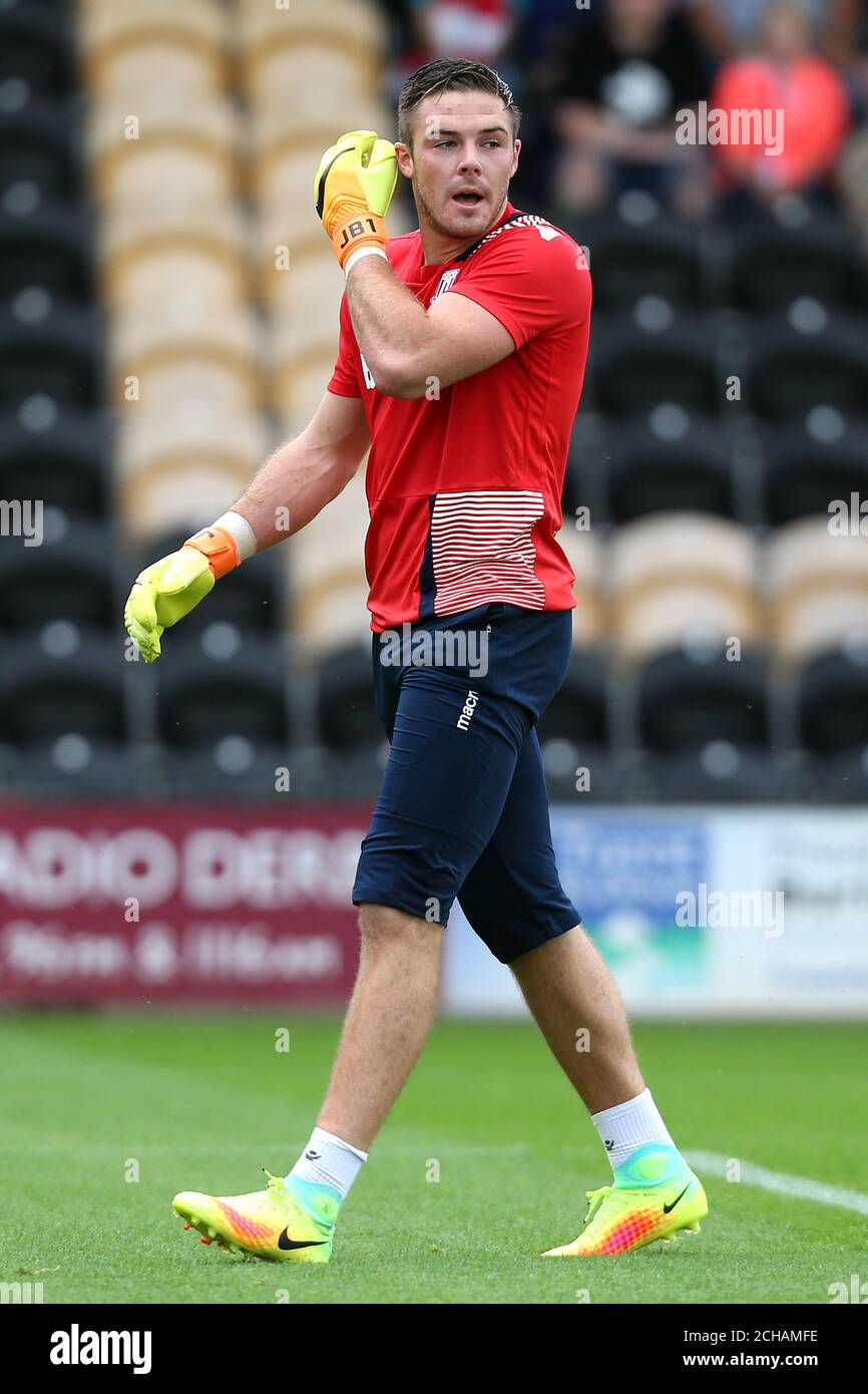 Stoke City goalkeeper Jack Butland Stock Photo - Alamy