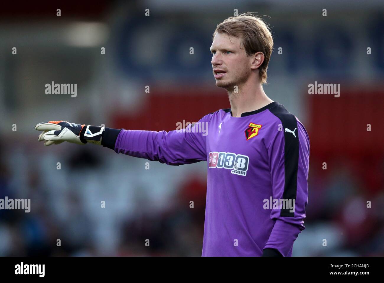 Watford goalkeeper Rene Gilmartin Stock Photo - Alamy