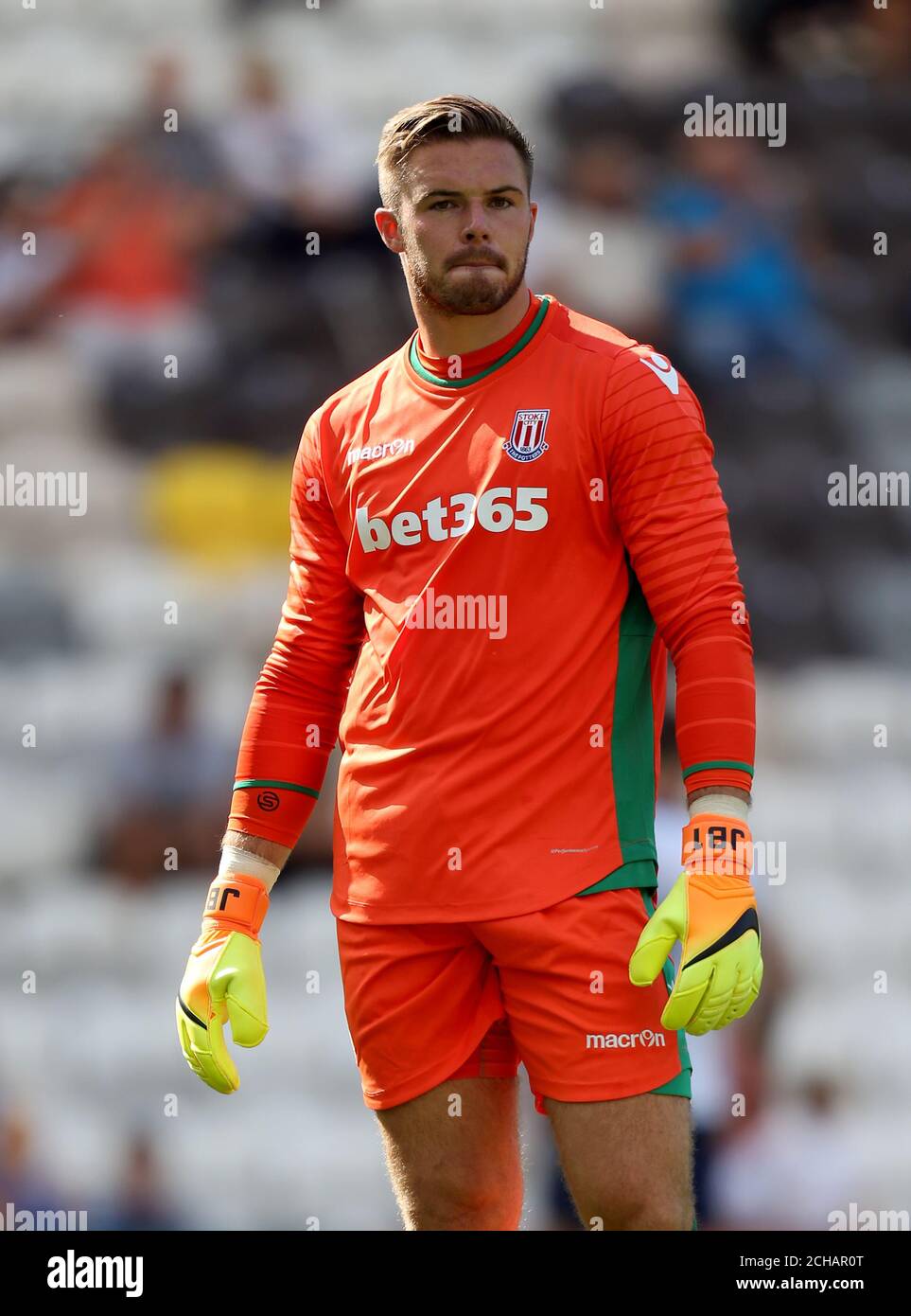 Stoke City goalkeeper Jack Butland Stock Photo - Alamy