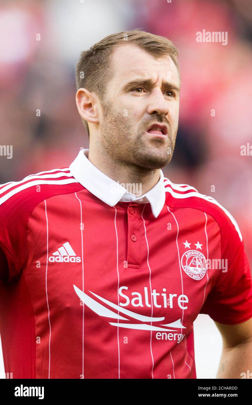 Aberdeen's Niall McGinn Stock Photo - Alamy