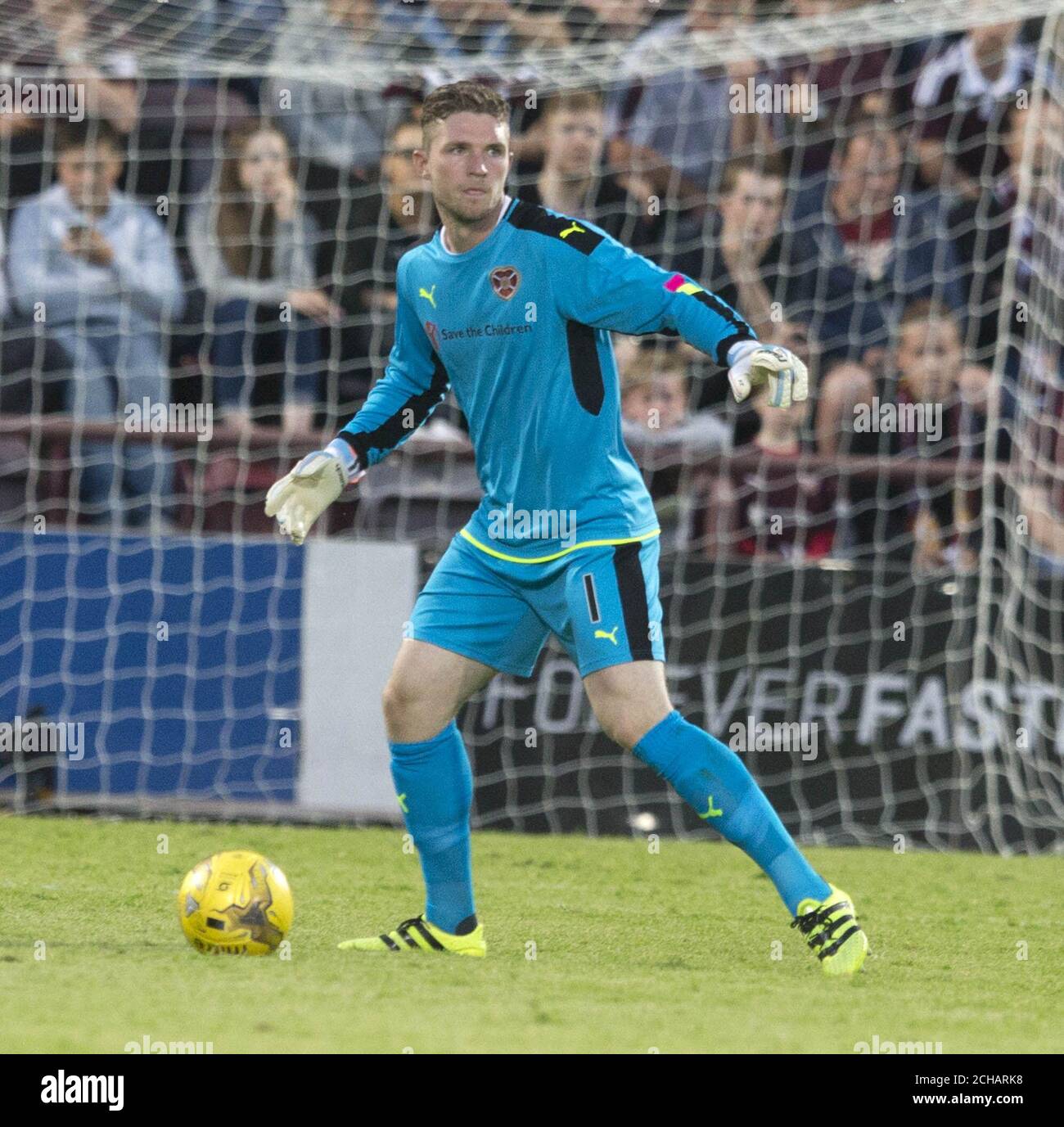 Heart of Midlothian goalkeeper Jack Hamilton Stock Photo - Alamy