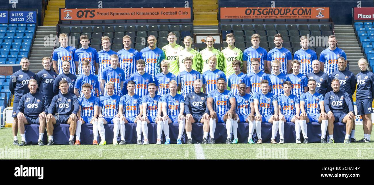 Kilmarnock team group Stock Photo - Alamy