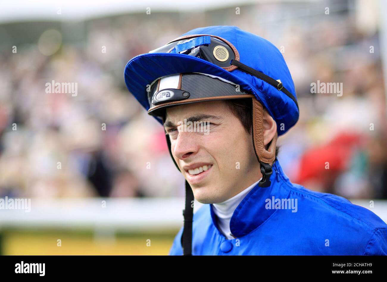 Jockey James Doyle Stock Photo - Alamy