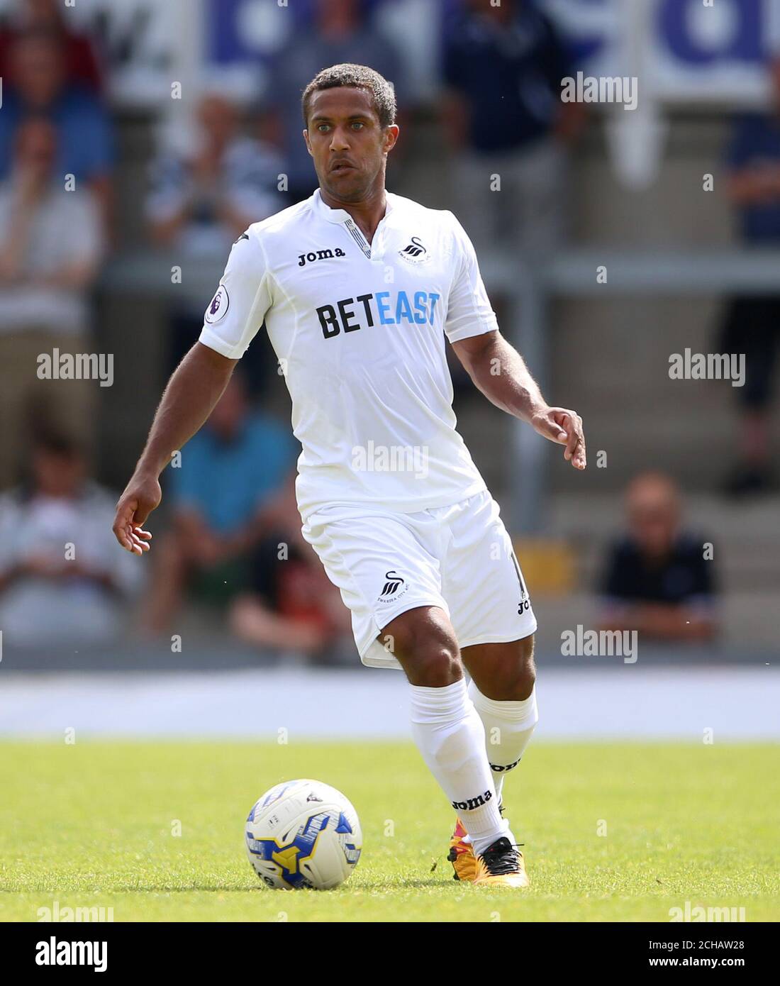 Swansea citys wayne routledge pre season friendly match memorial ...