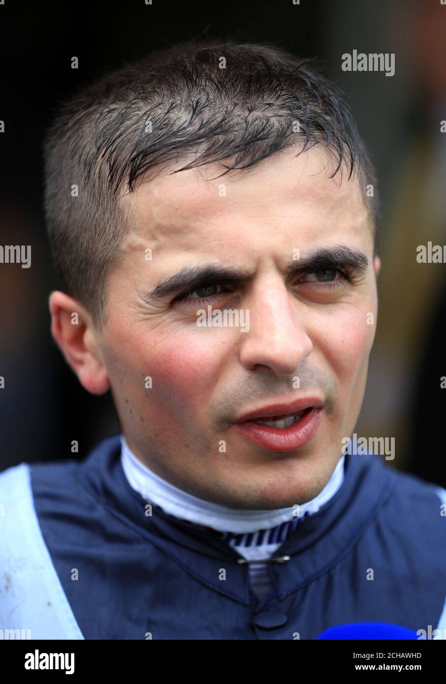 Andrea Atzeni after his winning ride on Ulysses in the BeringIce Gordon ...
