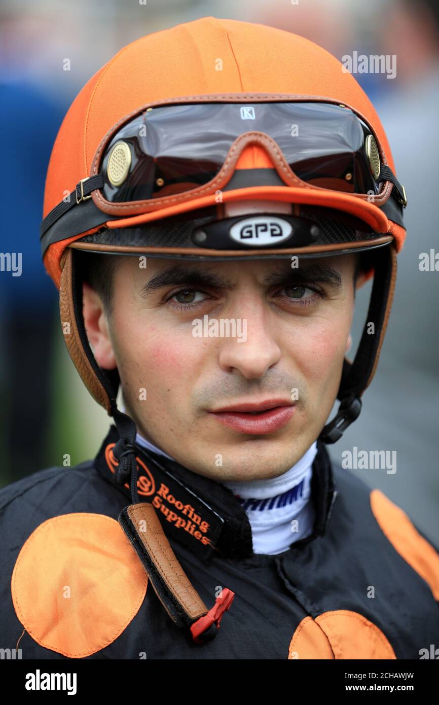 Jockey Andrea Atzeni before his ride on Fire Palace in the Markel ...