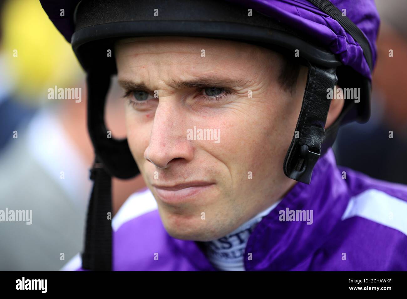 Jockey Ryan Moore before his winning ride on The Gurkha in the Qatar ...