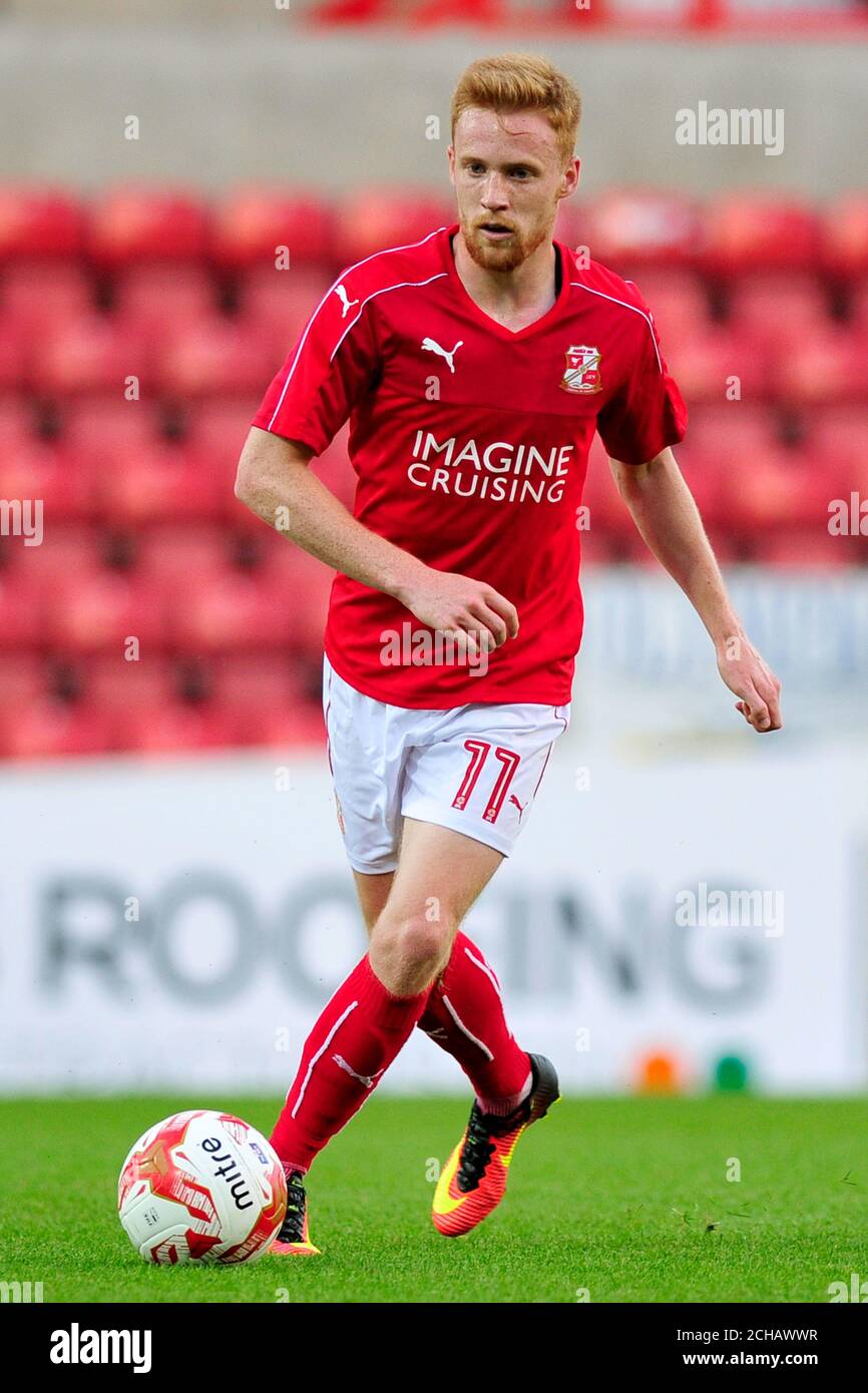 Swindon Town's James Brophy Stock Photo - Alamy
