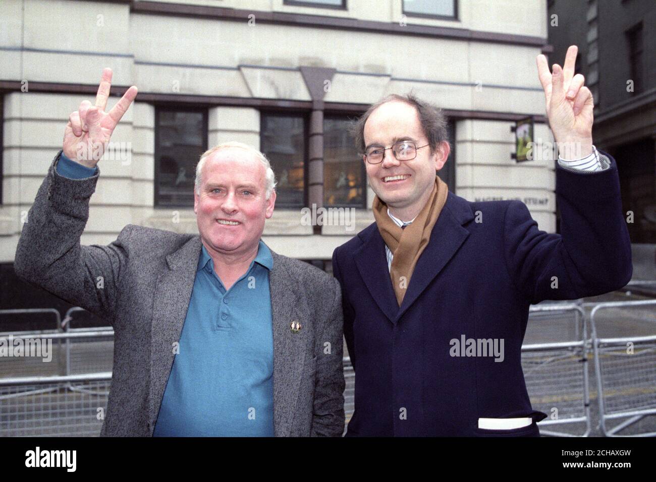 Paddy McIlkenny (left), brother of Richard McIlkenny, one of the ...