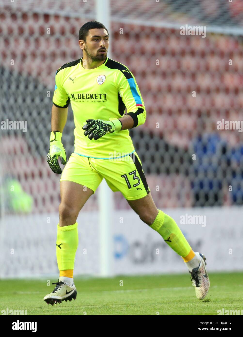 Barnsley goalkeeper Nick Townsend Stock Photo - Alamy