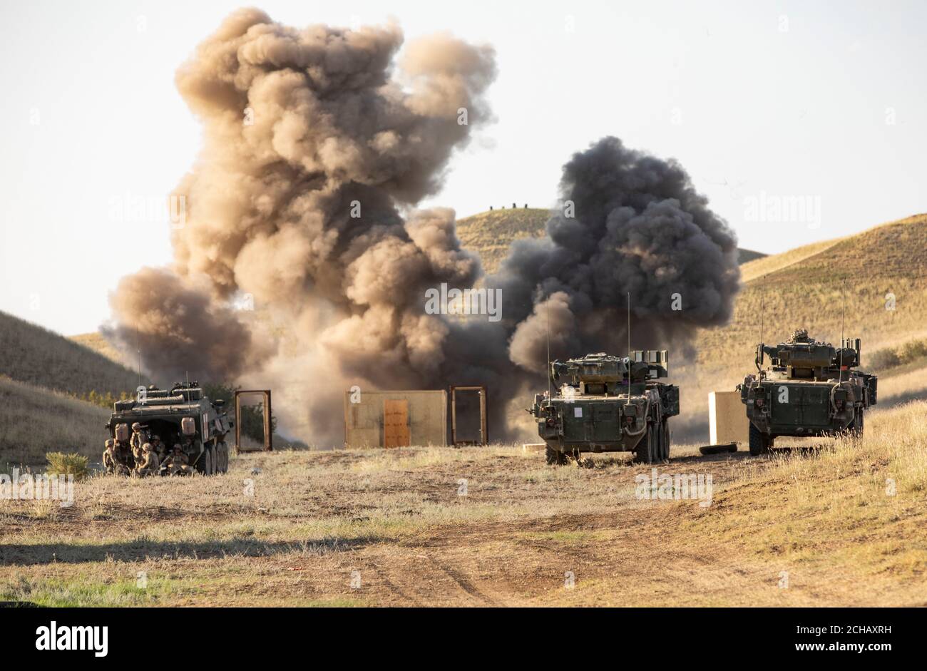 U.S. Army combat engineers from 4th Squadron, 2d Cavalry Regiment ...