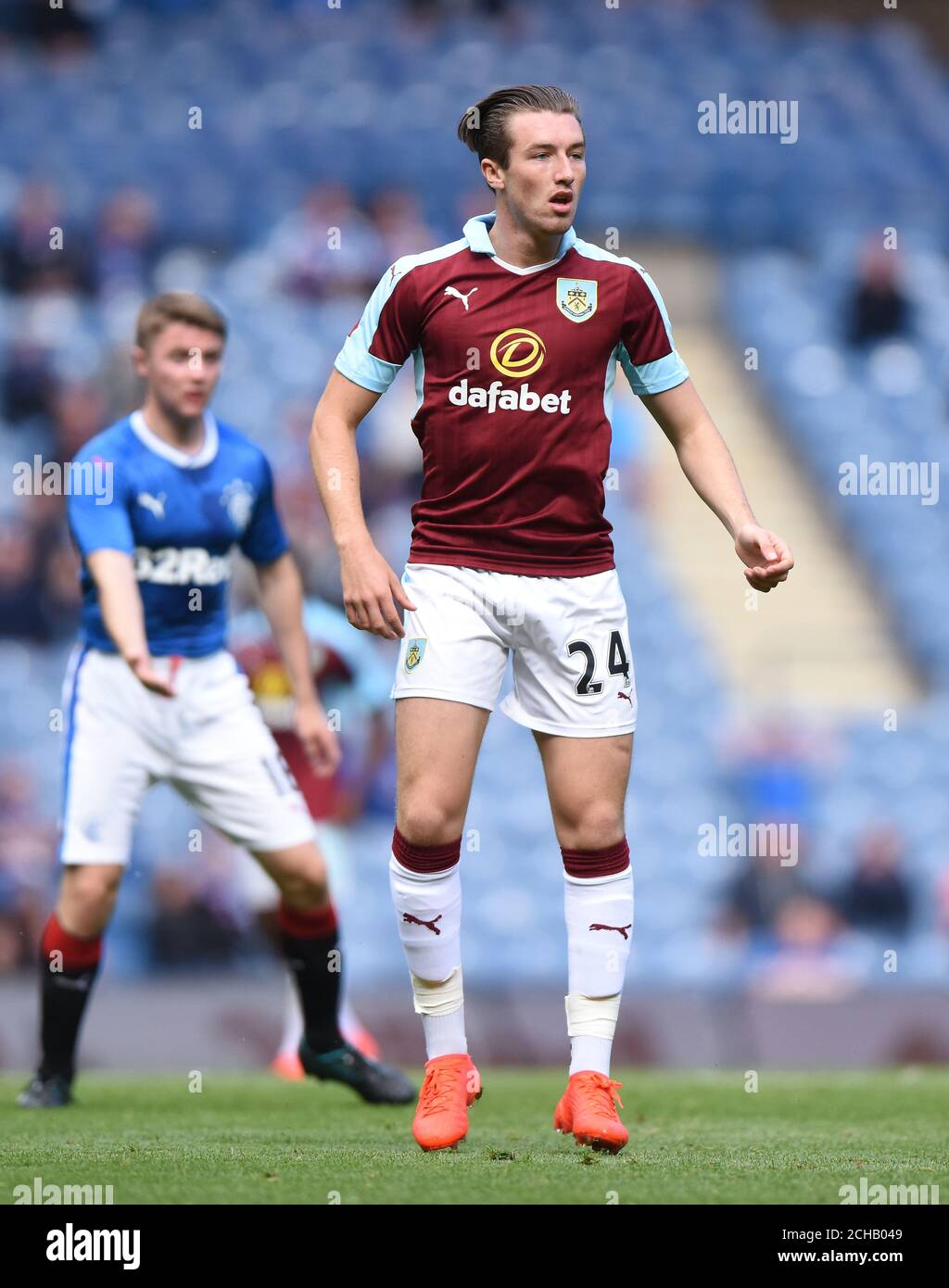 Burnley's Chris Long Stock Photo - Alamy